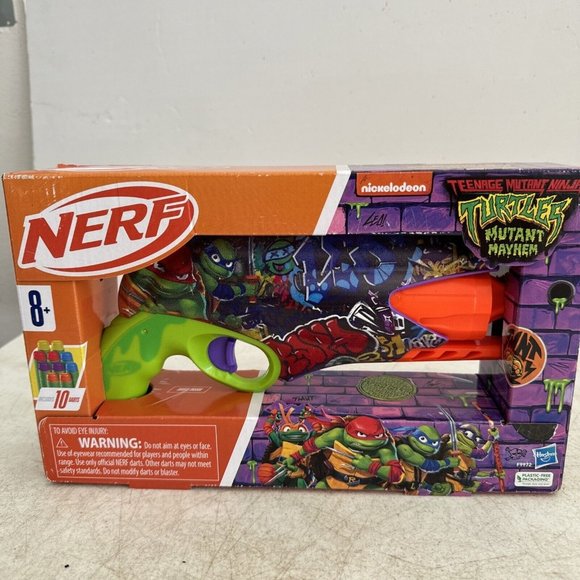 Nerf | Toys | Nerf Gun Teenage Mutant Ninja Turtles Mutant Mayhem ...